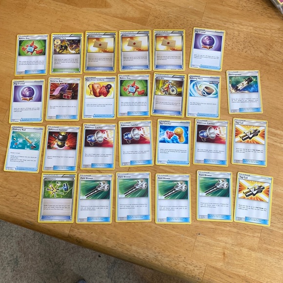 Pokemon | Toys | Lot Of 26 Pokmon Trainer Accessory Cards Catch ...